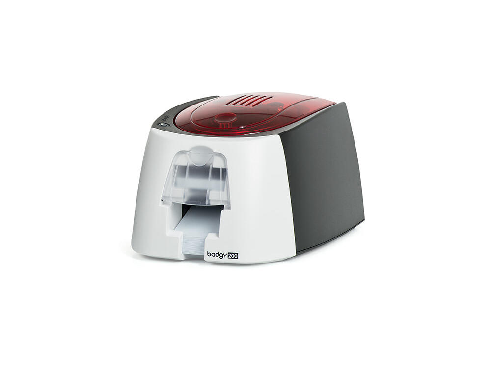 Support page for Evolis Badgy card printer