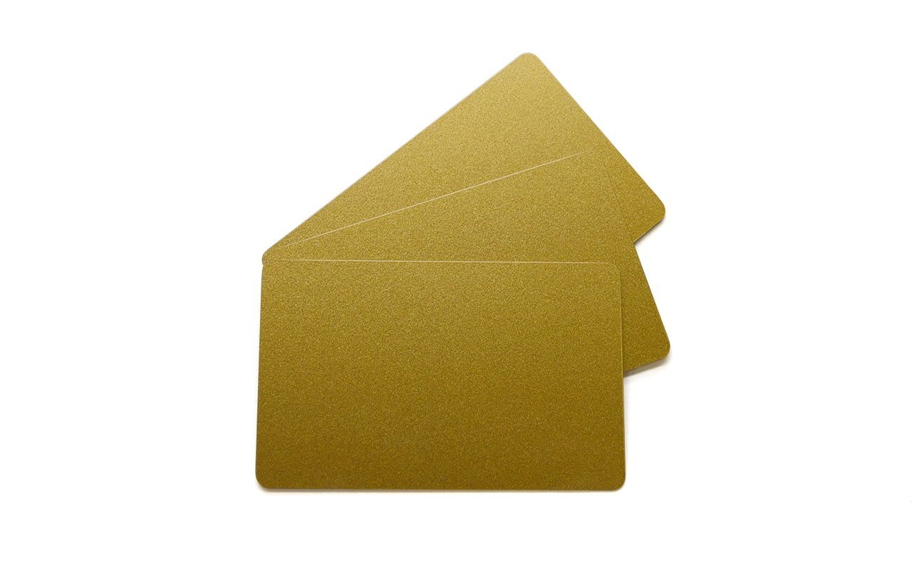 Gold PVC Cards (C4601)