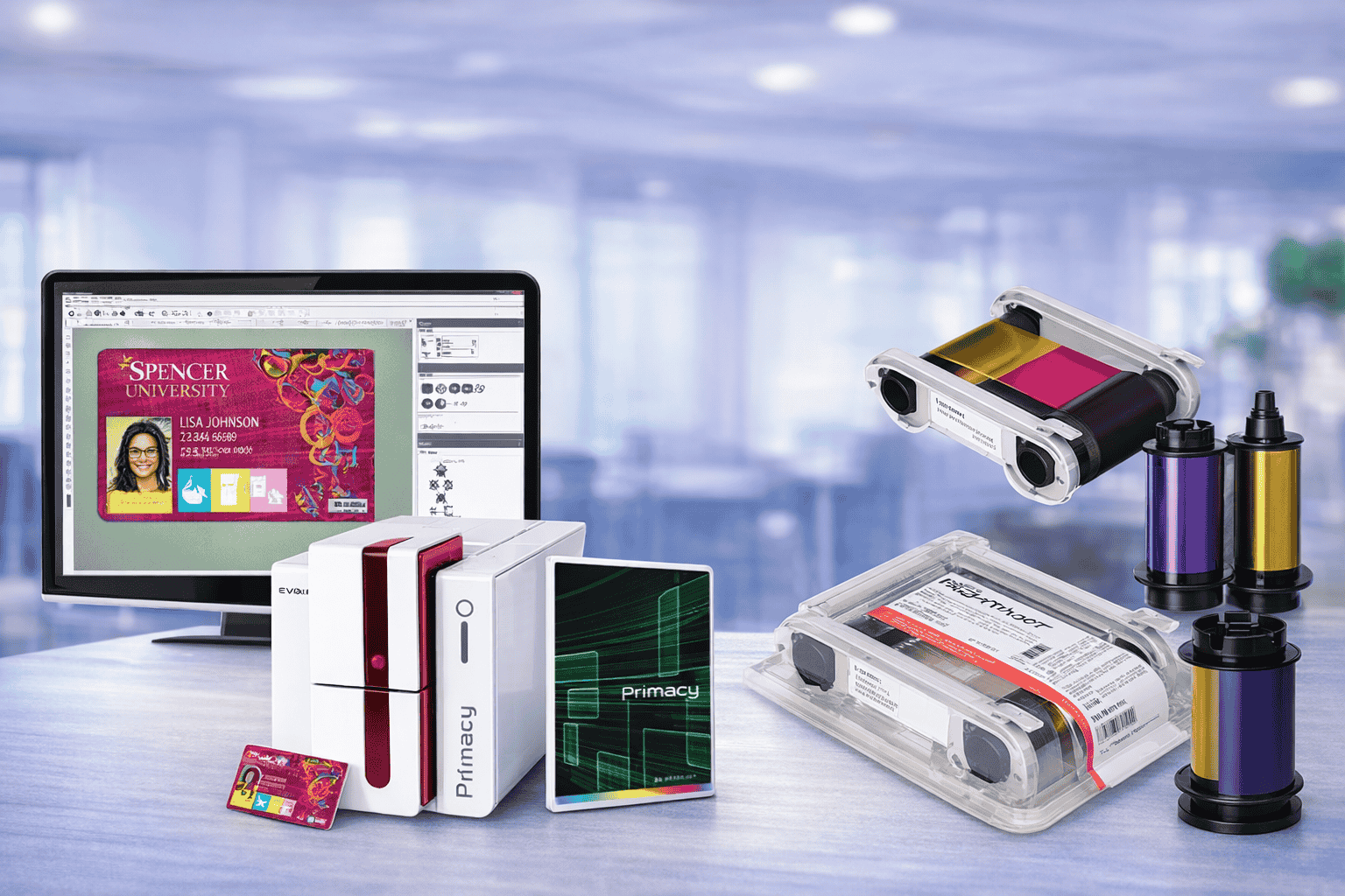 Why modern workplaces depend on in house identity card printer