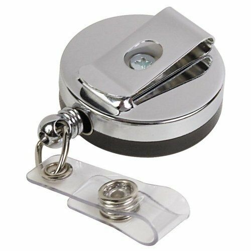 Retractable reels for printed plastic ID cards - ID & Badge accessories