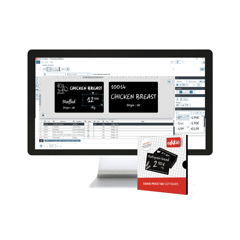 Edikio Price Tag Software