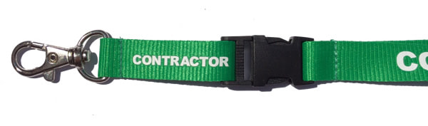 Green Contractor Lanyards