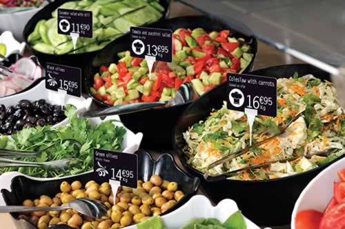 Food Allergy Price Tags | Card Holders | Deli Counter Stands